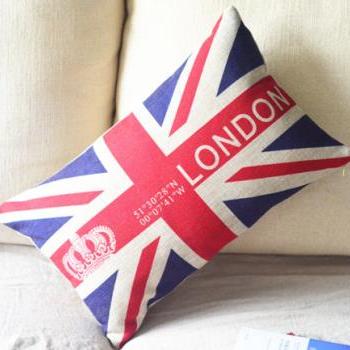 Union Jack Print Decorative Pillow on Luulla